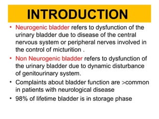 Neurogenic Bladder | PPT