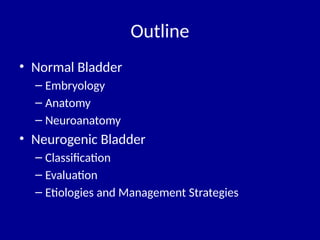 Neurogenic Bladder in children as child bladder affect due to nerve ...