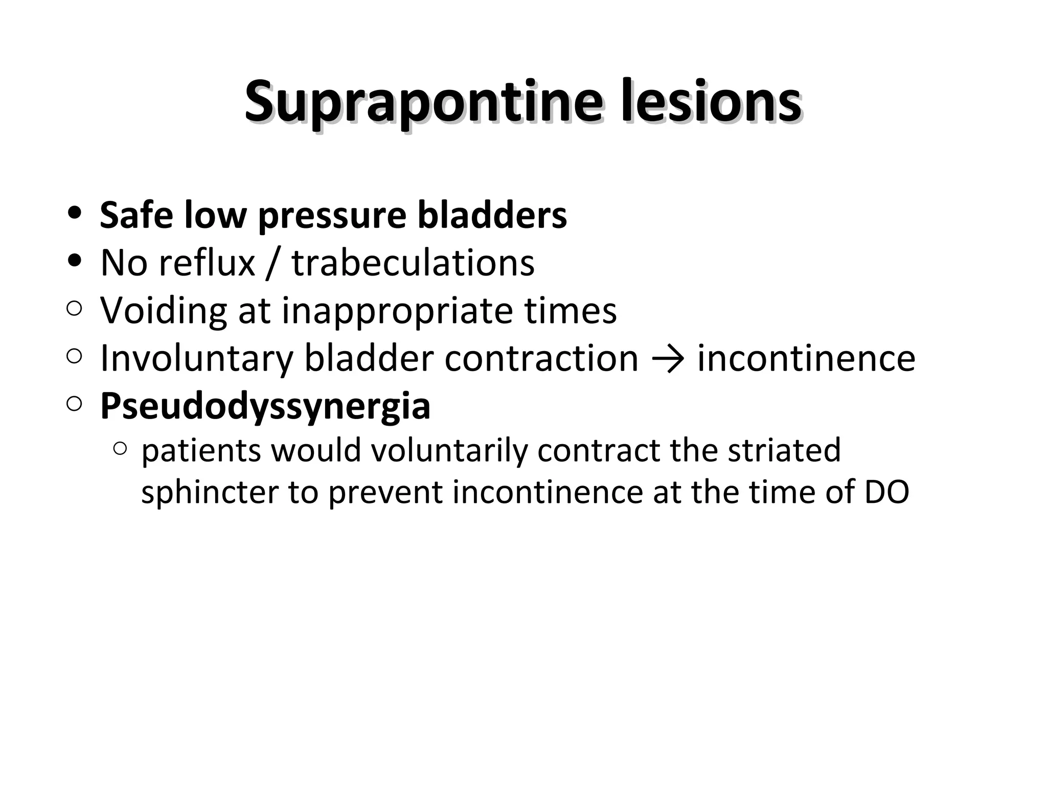 Neurogenic bladder [Dr. Edmond Wong] | PPT