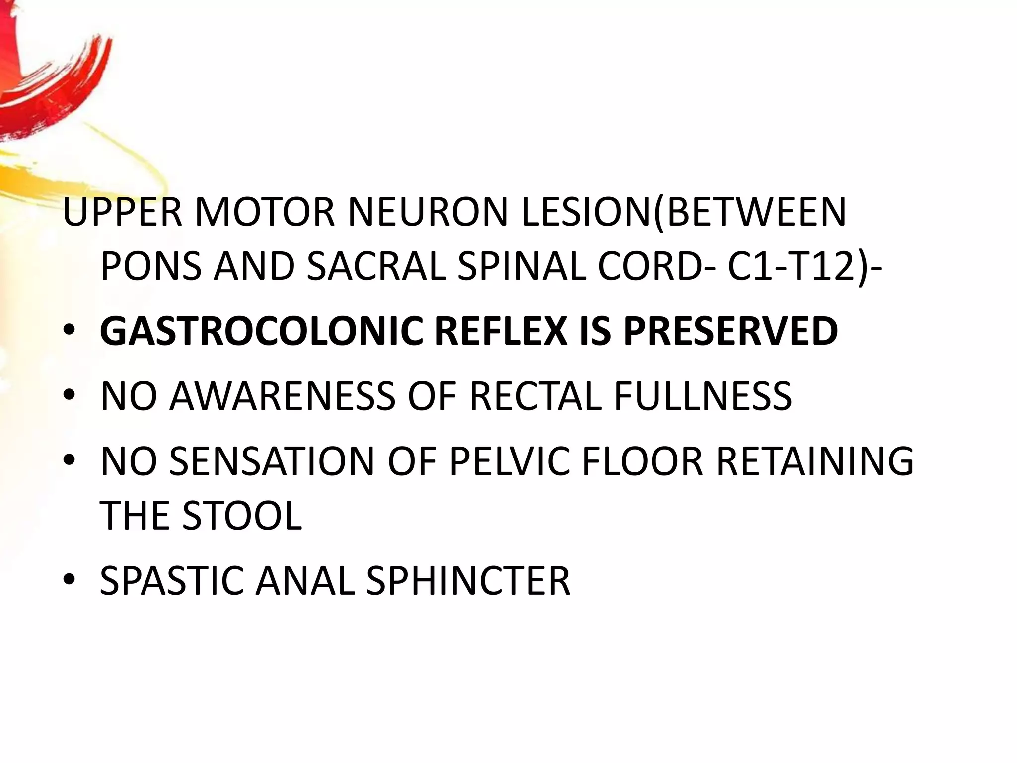 Neurogenic bowel in spinal cord injury | PPTX
