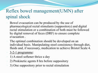 Neurogenic bowel by Dr shyam sunder sharma | PPTX