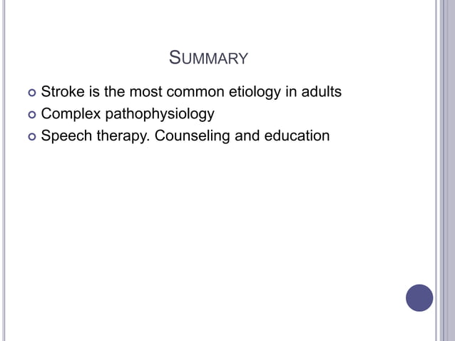 Neurogenic Stuttering.pptx an interruption of speech flow | PPT