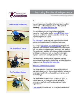 Neurogym - Reduce Expenses & Improve Outcomes | PDF