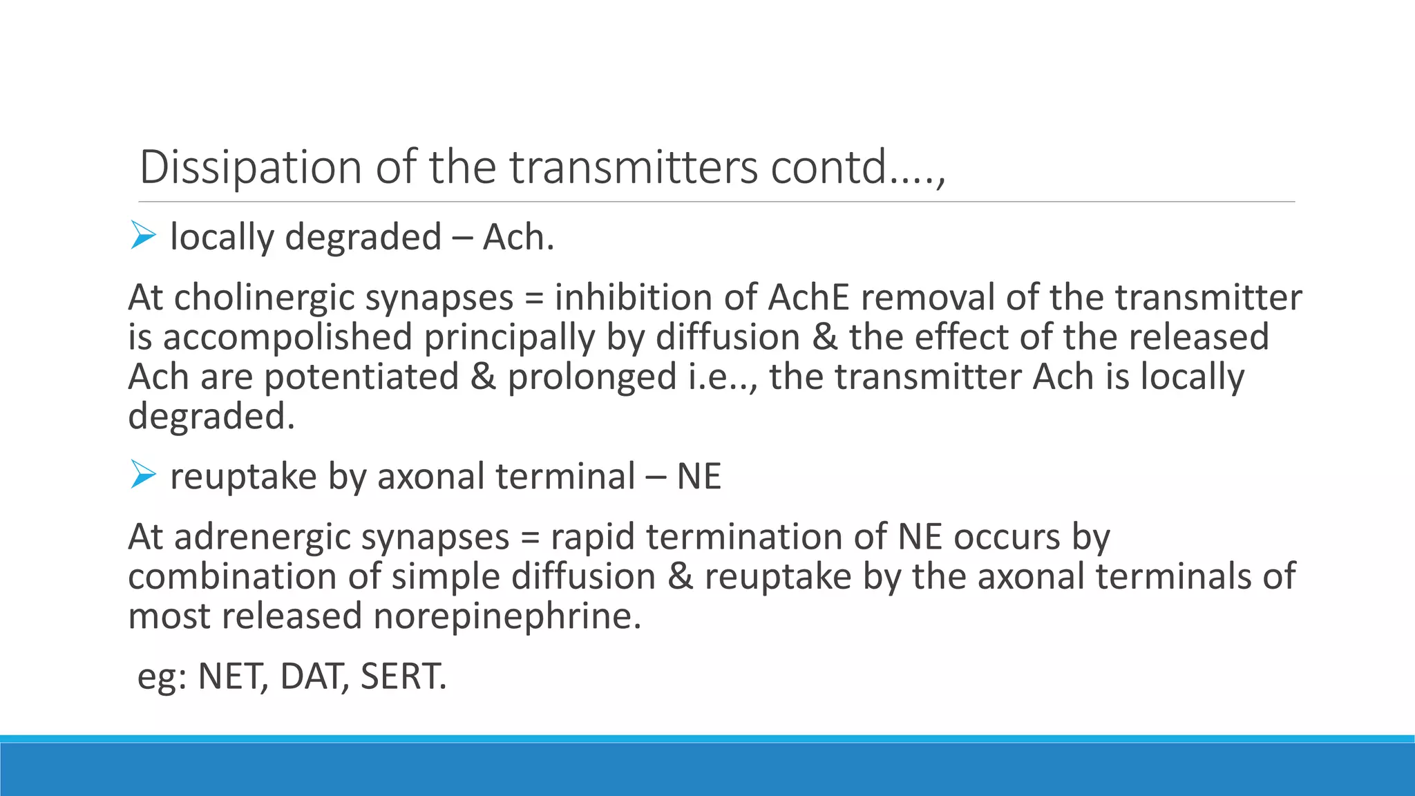 Neuro humoral transmission | PPTX