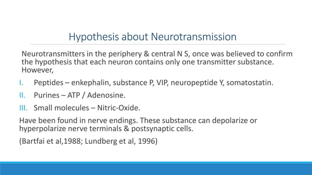 Neuro humoral transmission | PPTX