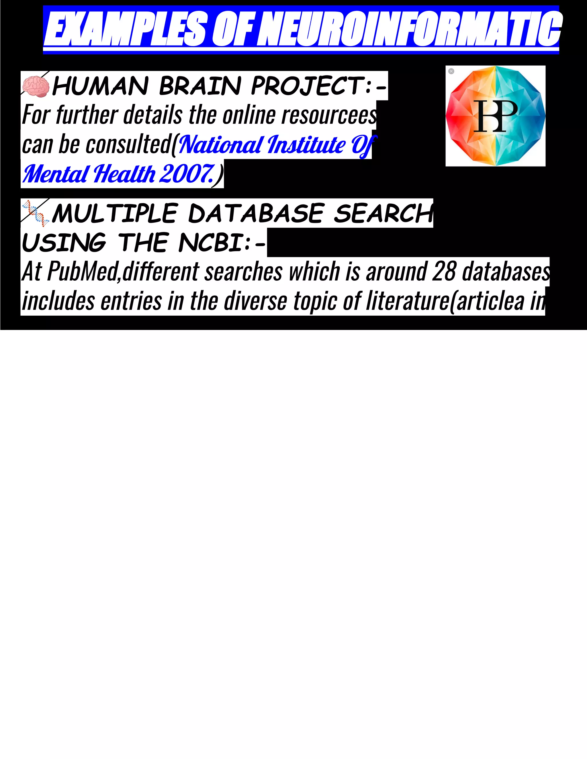 Neuroinformatics | PDF