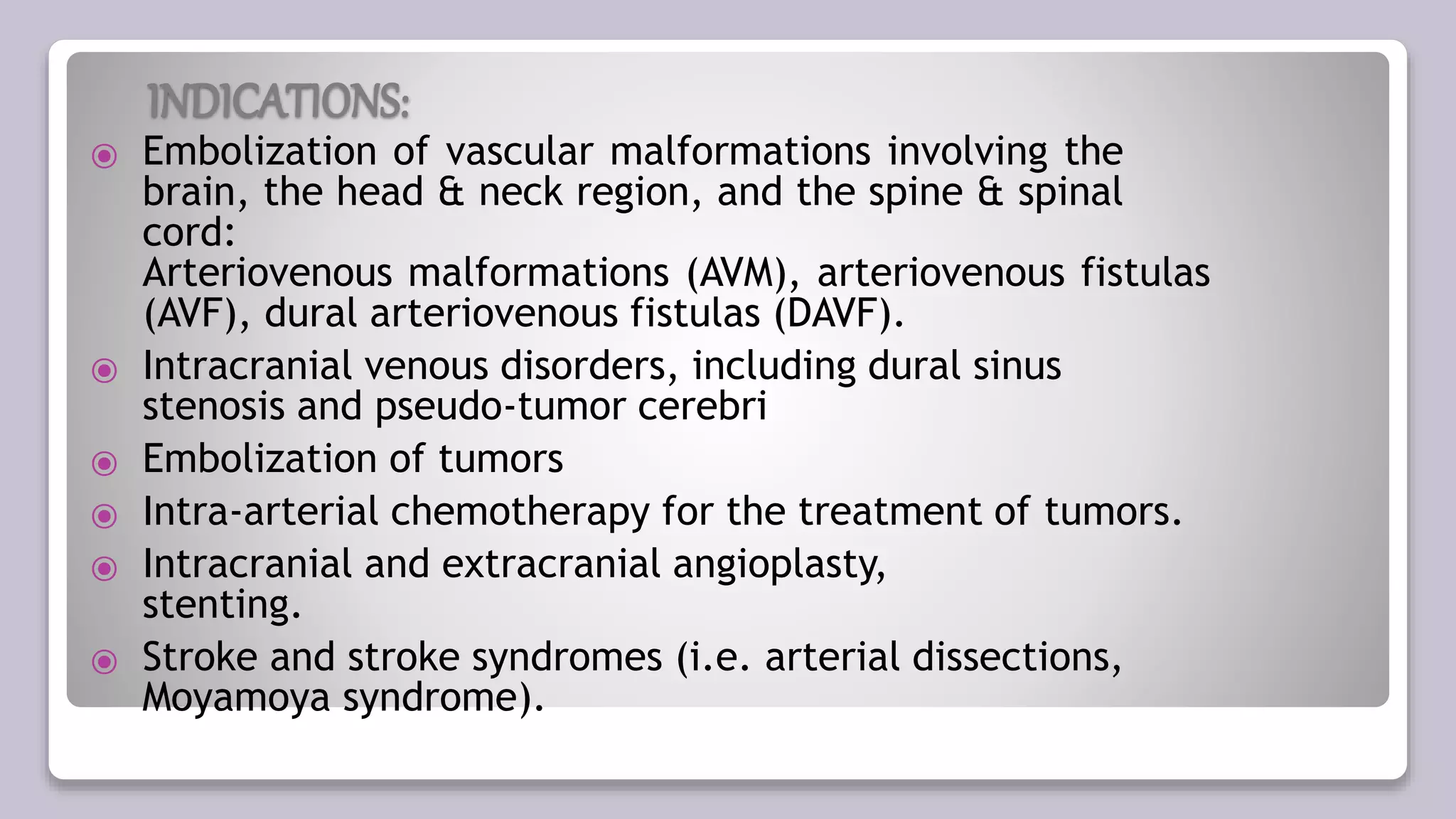 Neuro interventional procedures | PPTX