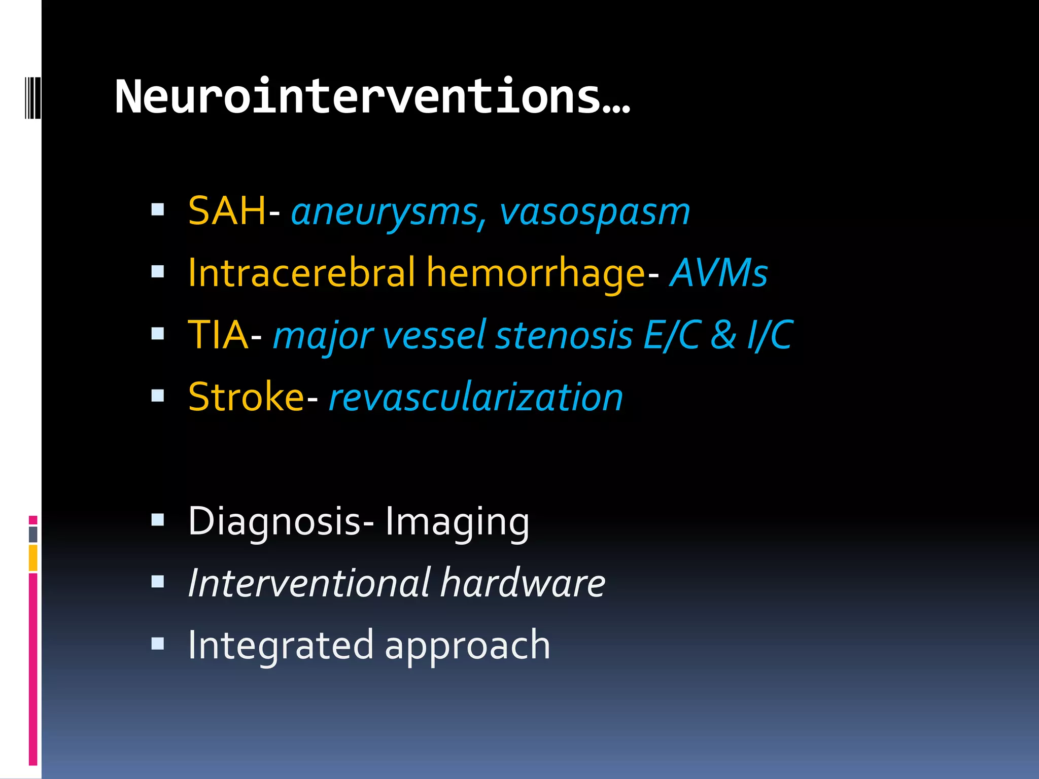 Neurointervention in hemorrhagic and ischaemic stroke | PDF