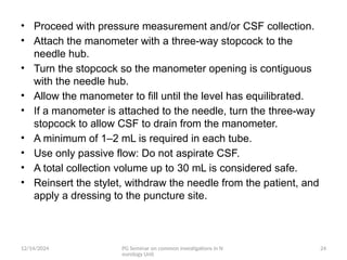 Neurological investigation of central nervous system | PPT