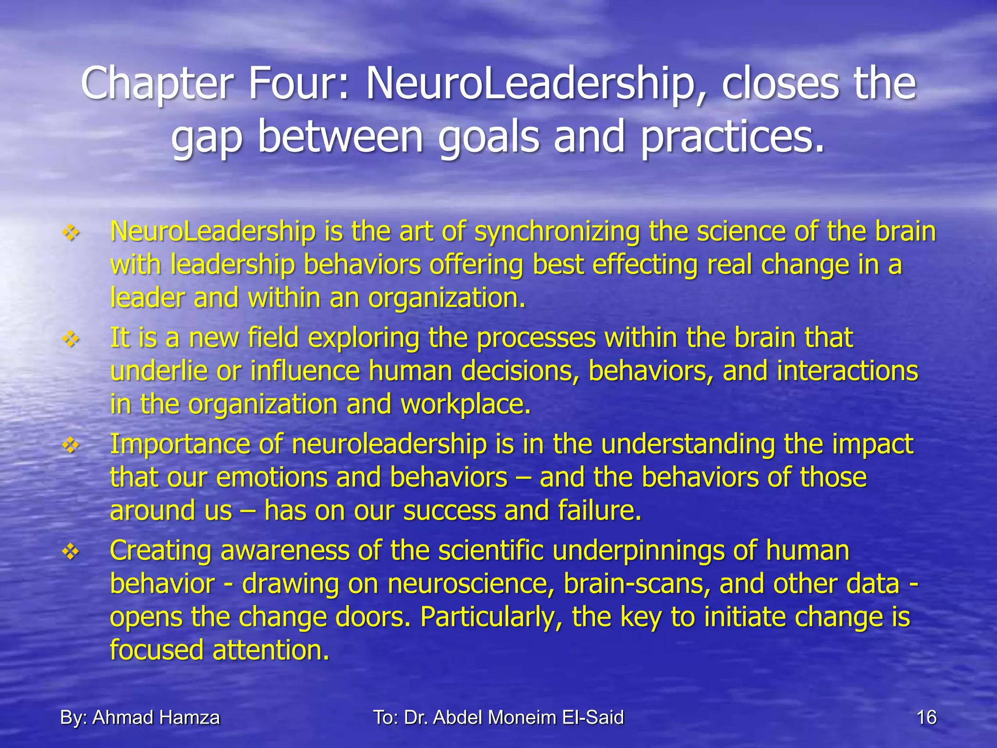 Neuro leadership | PPTX