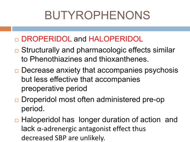 Neuroleptic anesthesia, agents and uses | PPTX | Physical Therapy ...