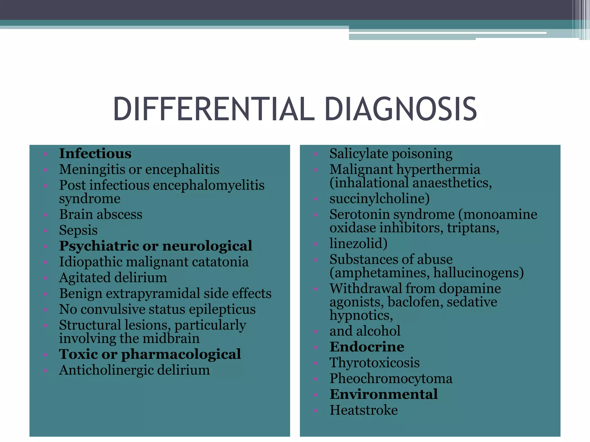Neuroleptic malignant syndrome | PPTX