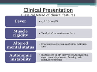 Neuroleptic malignant syndrome | PPTX
