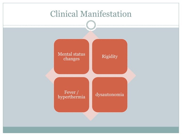 Neuroleptic Malignant Syndrome | PPTX | Blood Disorders | Diseases and ...