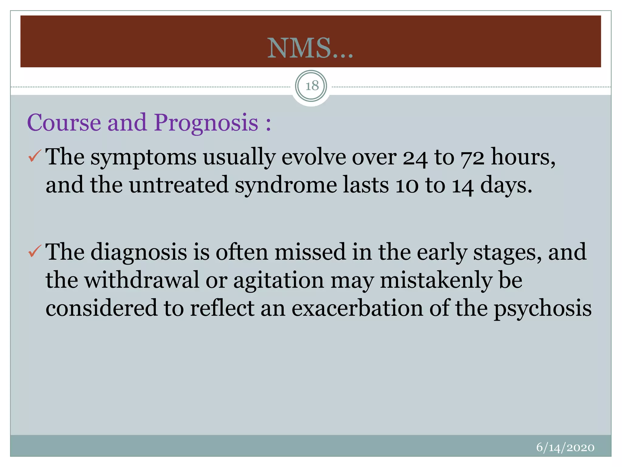 Neuroleptic malignant syndrome and catatonic disorders | PPTX