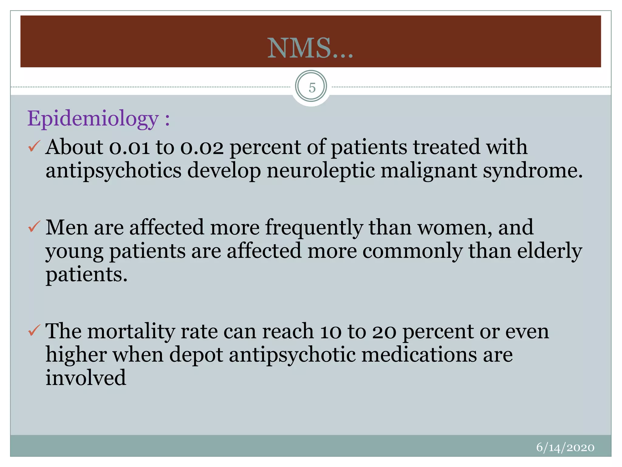 Neuroleptic malignant syndrome and catatonic disorders | PPTX