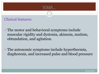 Neuroleptic malignant syndrome and catatonic disorders | PPTX