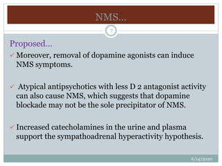 Neuroleptic malignant syndrome and catatonic disorders | PPTX