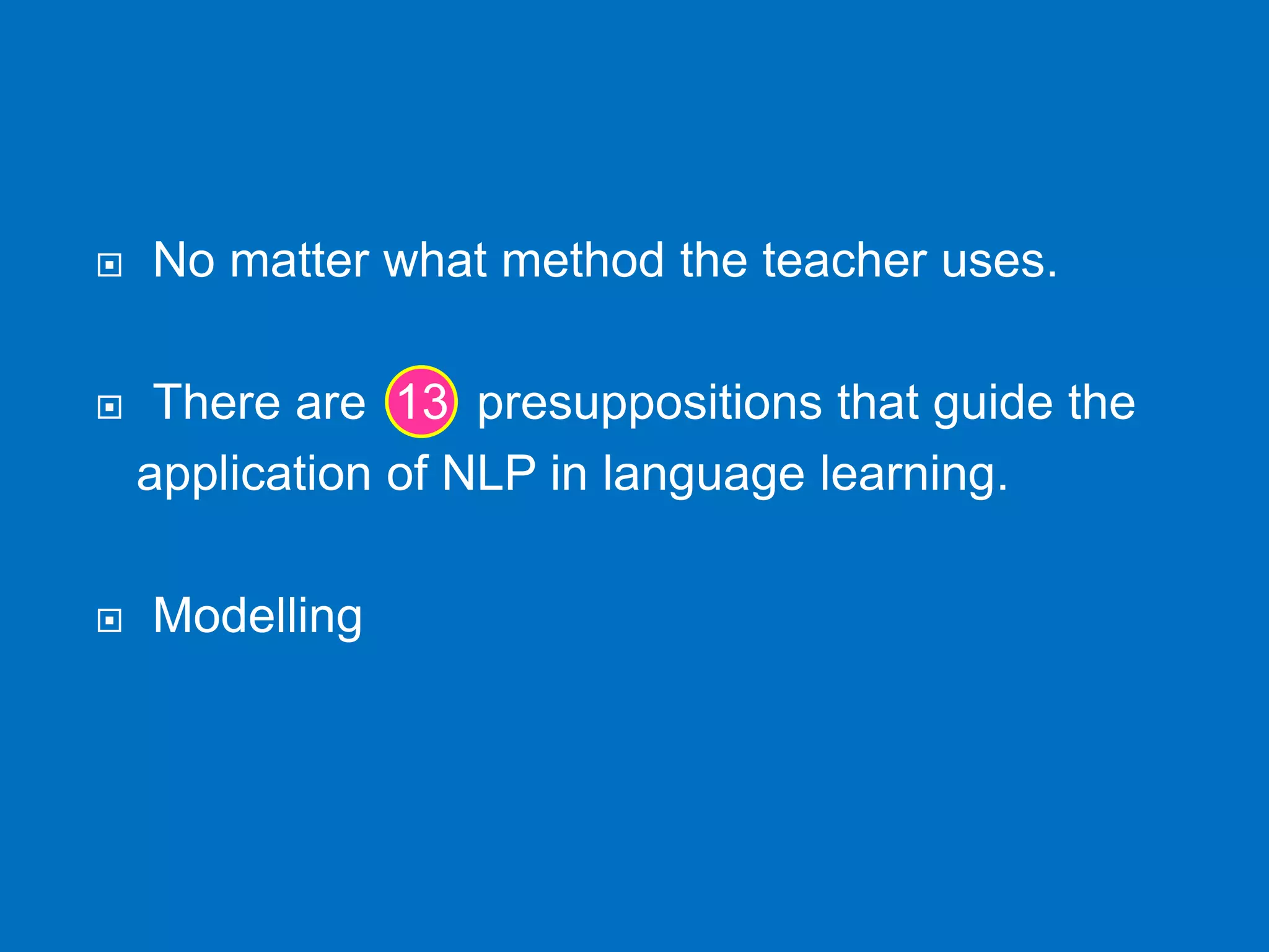 Neurolinguistic Programming | PPTX