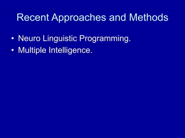 Neuro linguistic programming | PPT | Education