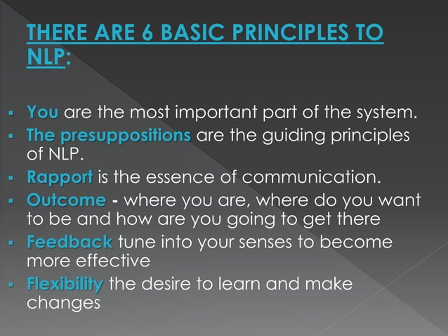 Neuro linguistic programming (anish) | PPTX