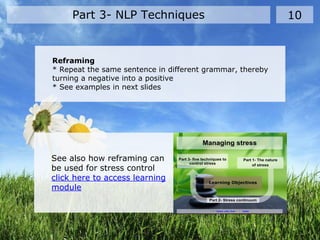 Neuro linguistic programming (nlp) | PDF