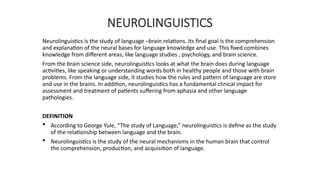 NEUROLINGUISTICS PROBLEMS –DYSLEXIA, DYSGRAPHIA, AND.pptx