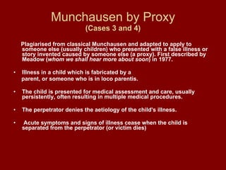 Neurologica diabolica (munchausen syndrome) | PPT | Brain and Nervous System Disorders ...