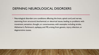 Neurological-disorders.pptx Neurological psychology | PPTX