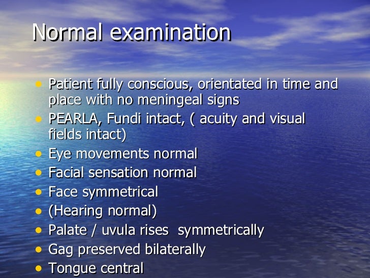 Neurological Examination