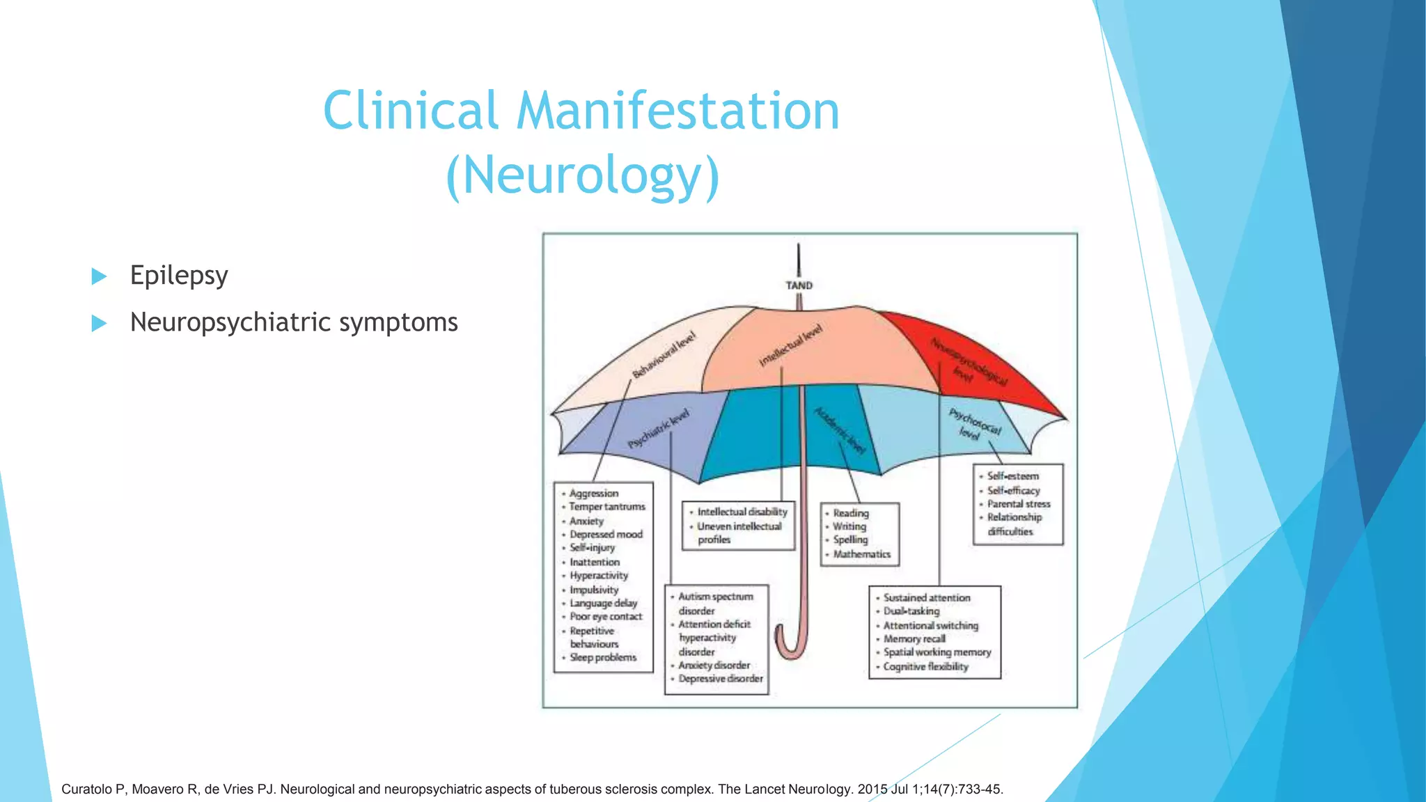 Neurological Aspects of Tuberous Sclerosis | PPTX
