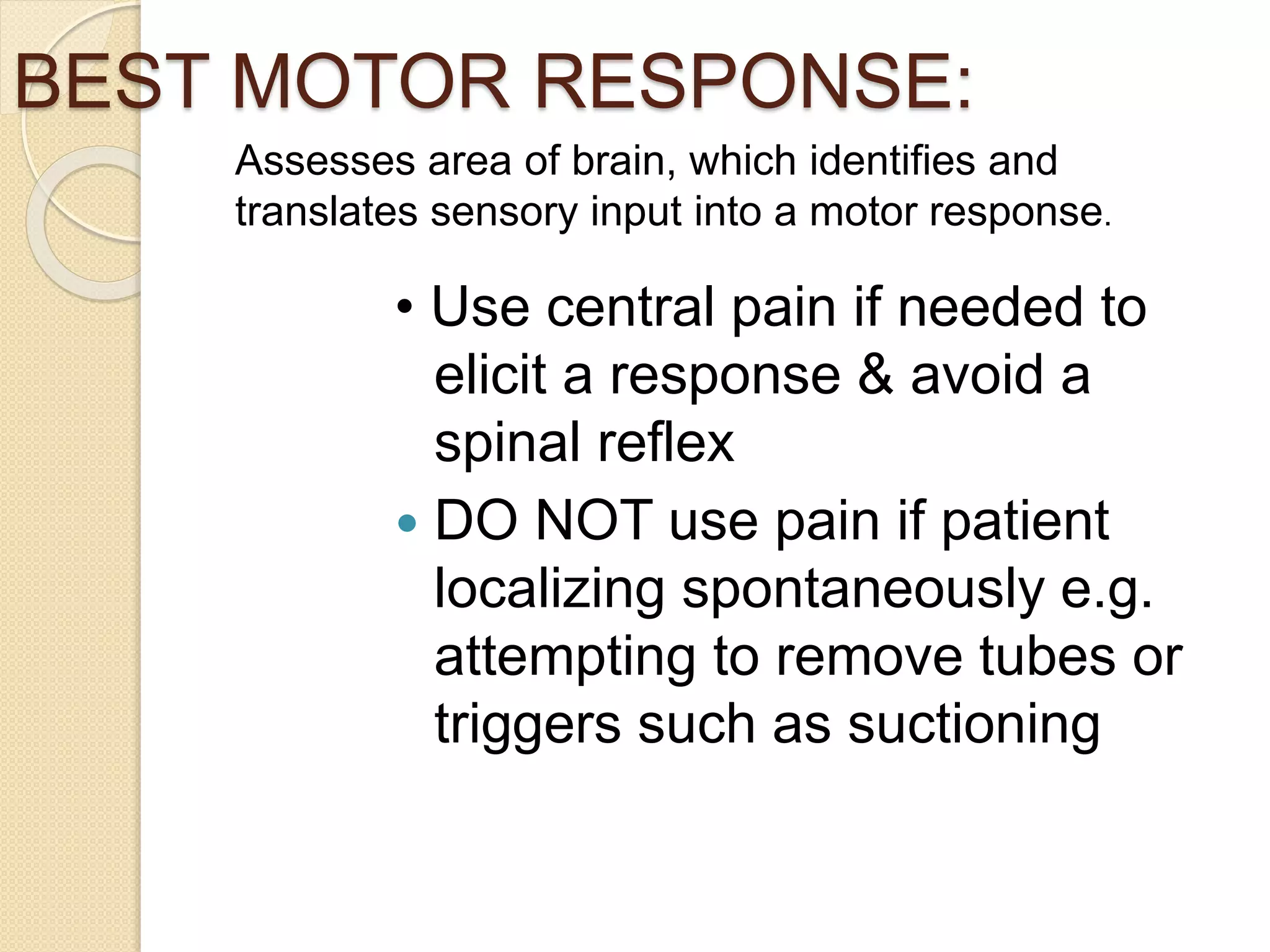 Neurological assessment. | PPTX
