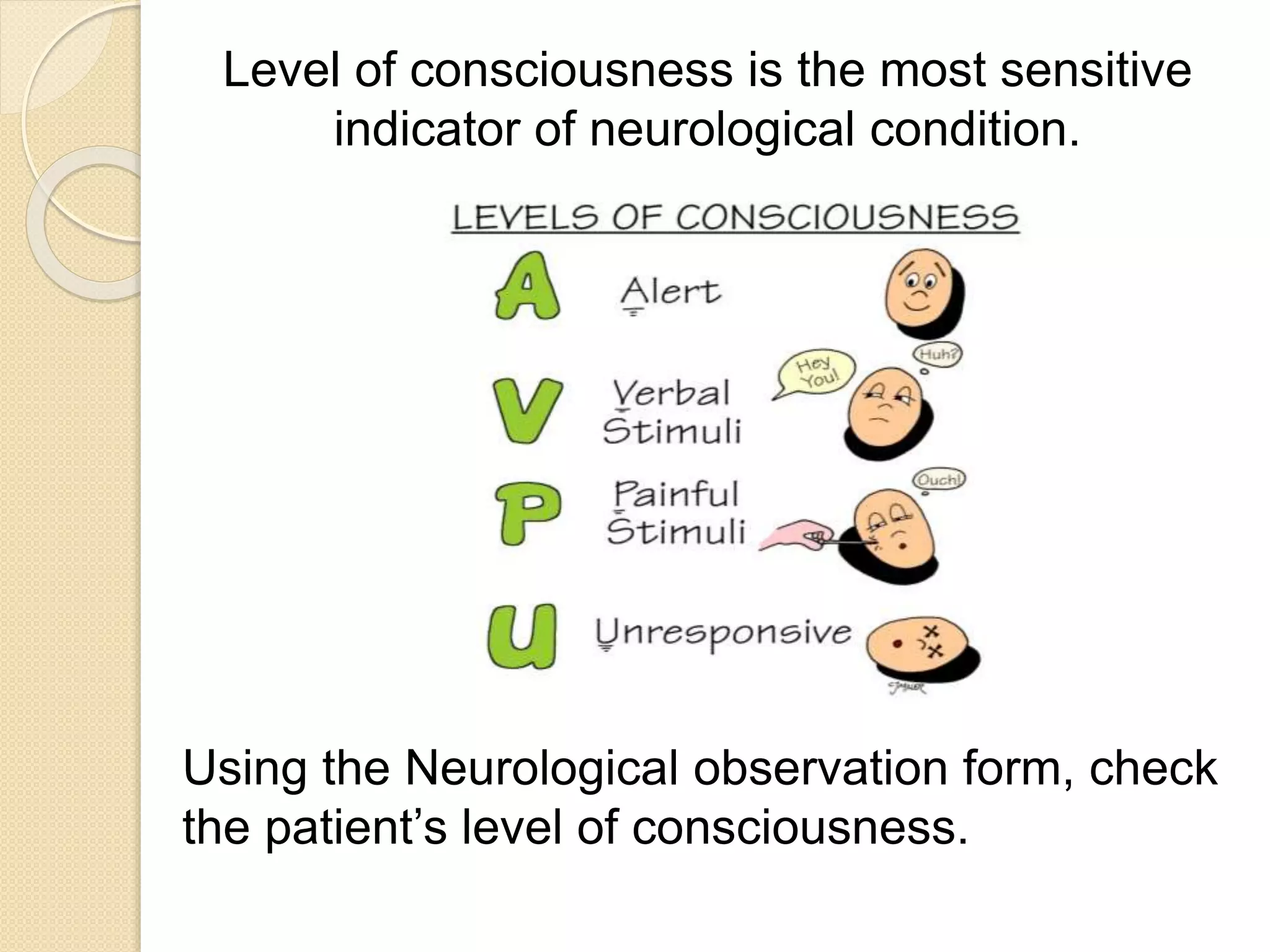 Neurological assessment. | PPTX