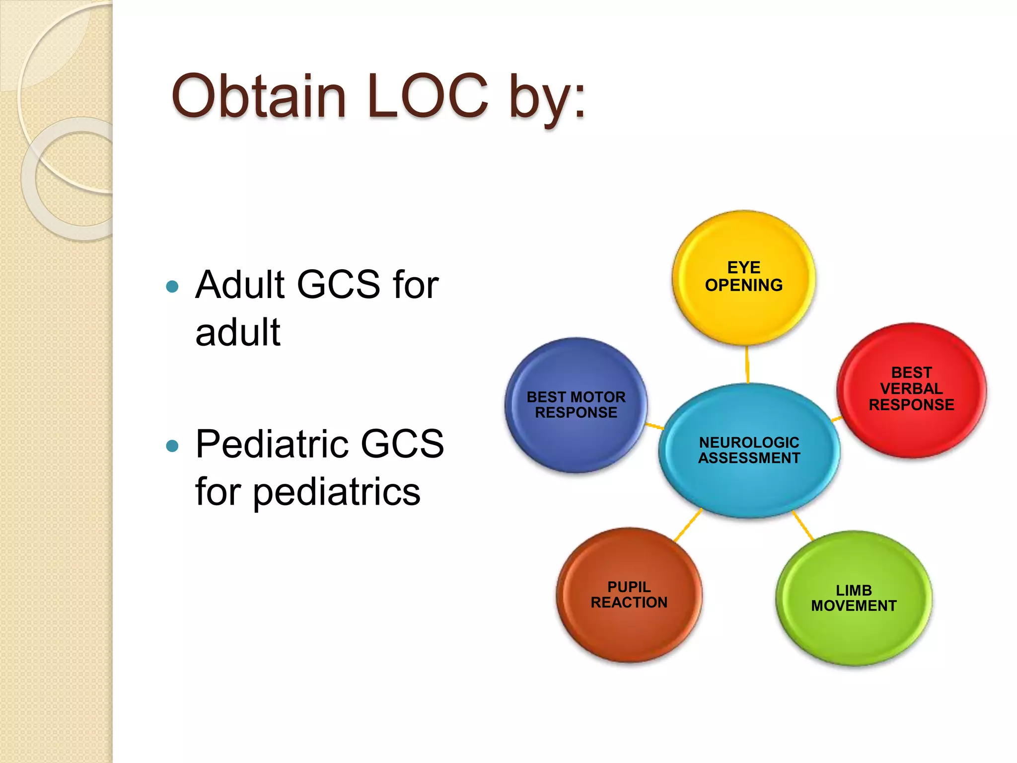 Neurological assessment. | PPTX