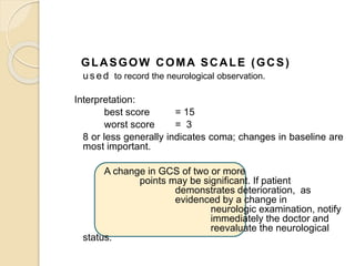 Neurological assessment. | PPTX