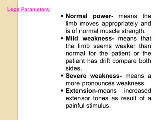 Neurological assessment. | PPTX