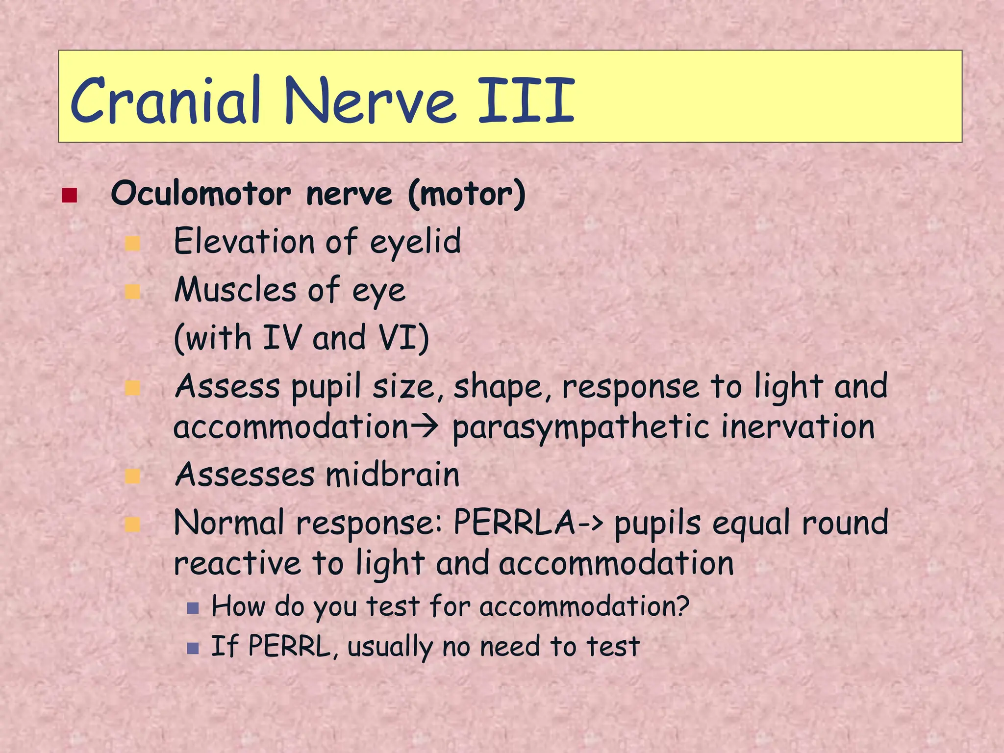 Neurological Assessment for nursing students ppt | PPT