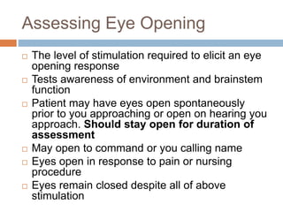 Neurological assessment For Nurses | PPTX