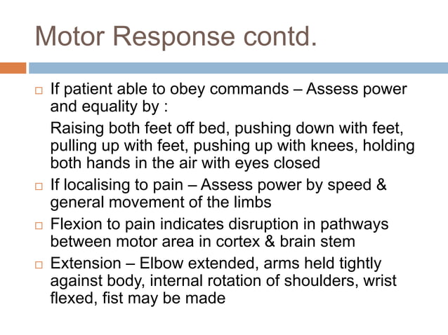 Neurological assessment For Nurses | PPTX