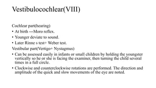 Neurological assessment of child | PPTX