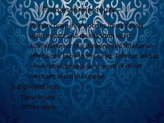 Neurological complications in omfs trauma by Dr. Amit Suryawanshi .Oral ...