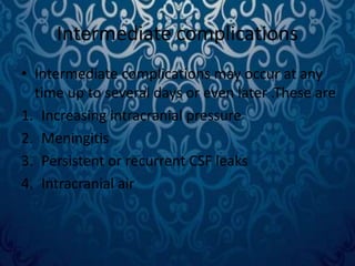 Neurological complications in omfs trauma by Dr. Amit Suryawanshi .Oral ...