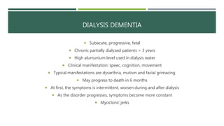 Neurological Complications of Hemodialysis | PPTX