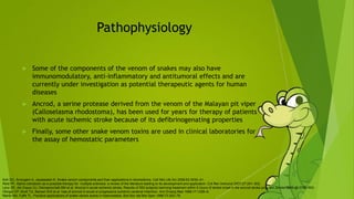 Neurological Complications of Venomous Snake Bites | PPTX