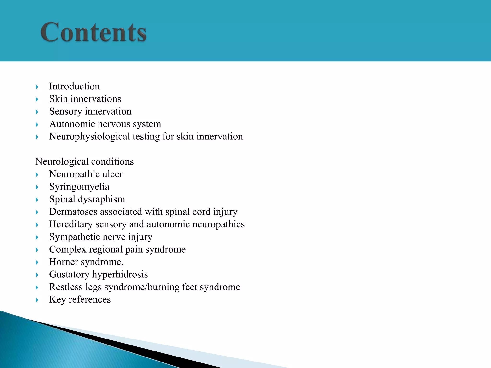 Neurological conditions affecting skin -Dr. Ramji Ram | PPTX