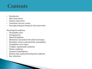 Neurological conditions affecting skin -Dr. Ramji Ram | PPTX
