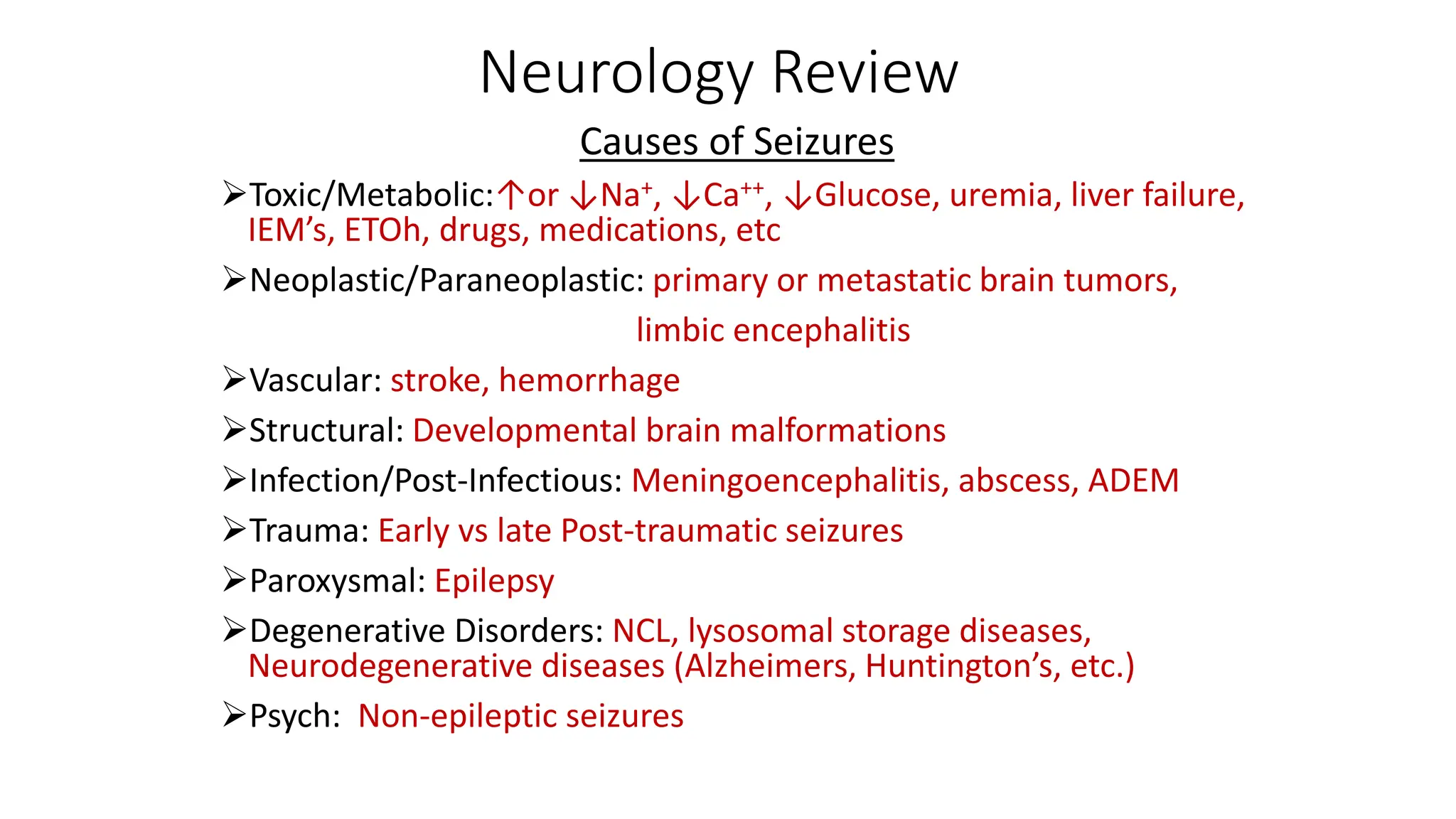 NEUROLOGICAL DISEASES – PATHOPHYSIOLOGY, CARDINAL SYMPTOMS Med I.pptx