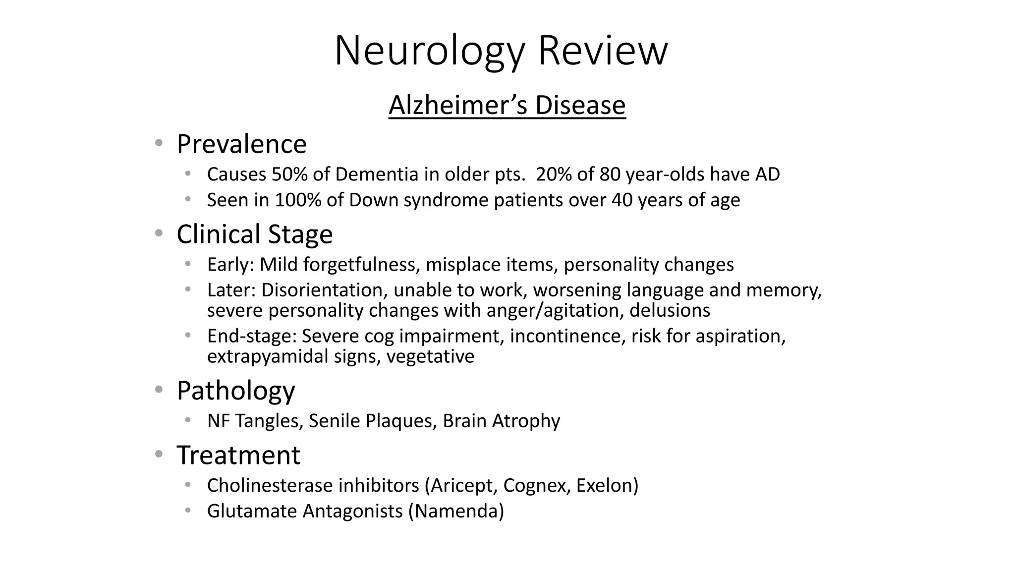 NEUROLOGICAL DISEASES – PATHOPHYSIOLOGY, CARDINAL SYMPTOMS Med I.pptx