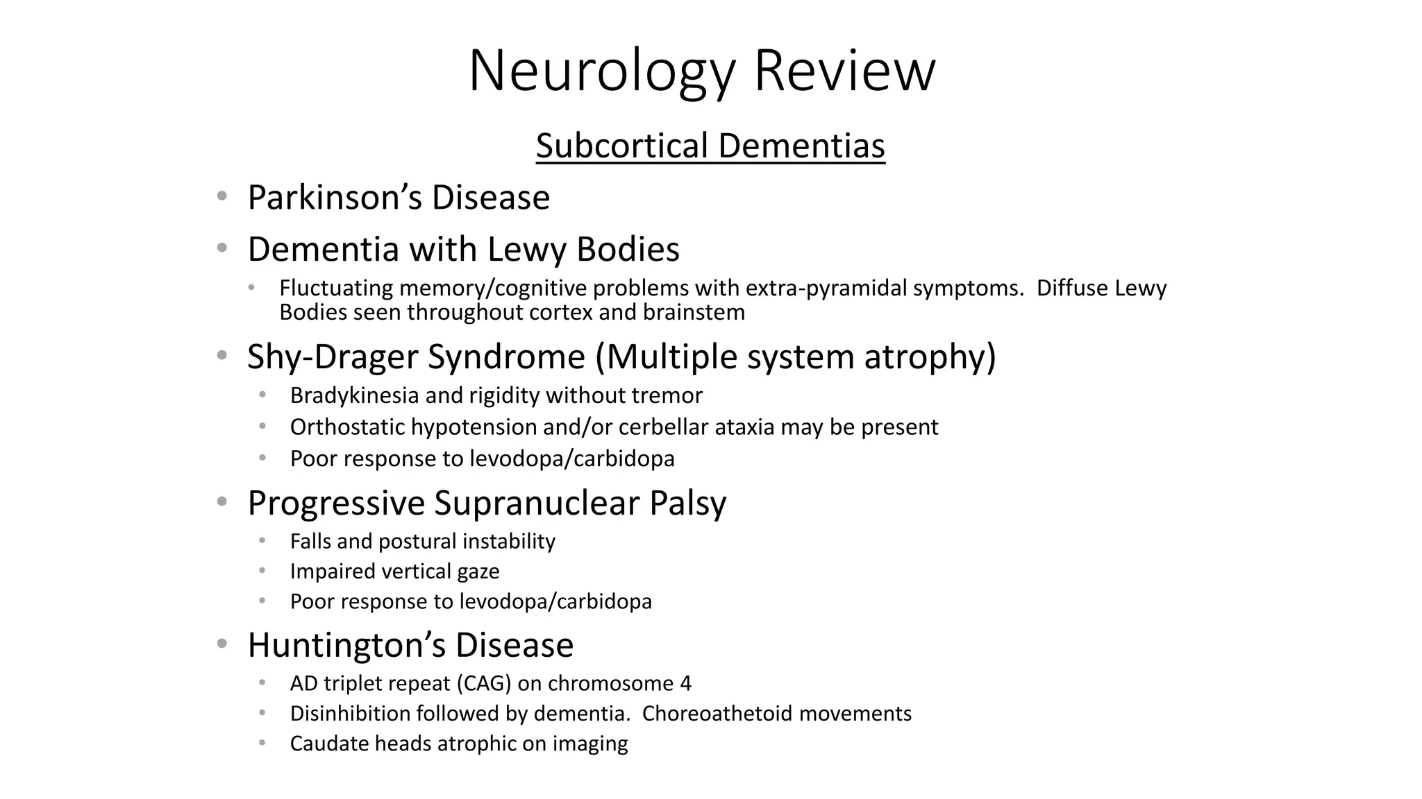 NEUROLOGICAL DISEASES – PATHOPHYSIOLOGY, CARDINAL SYMPTOMS Med I.pptx