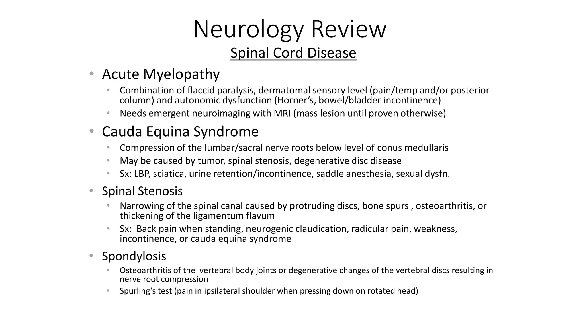 NEUROLOGICAL DISEASES – PATHOPHYSIOLOGY, CARDINAL SYMPTOMS Med I.pptx